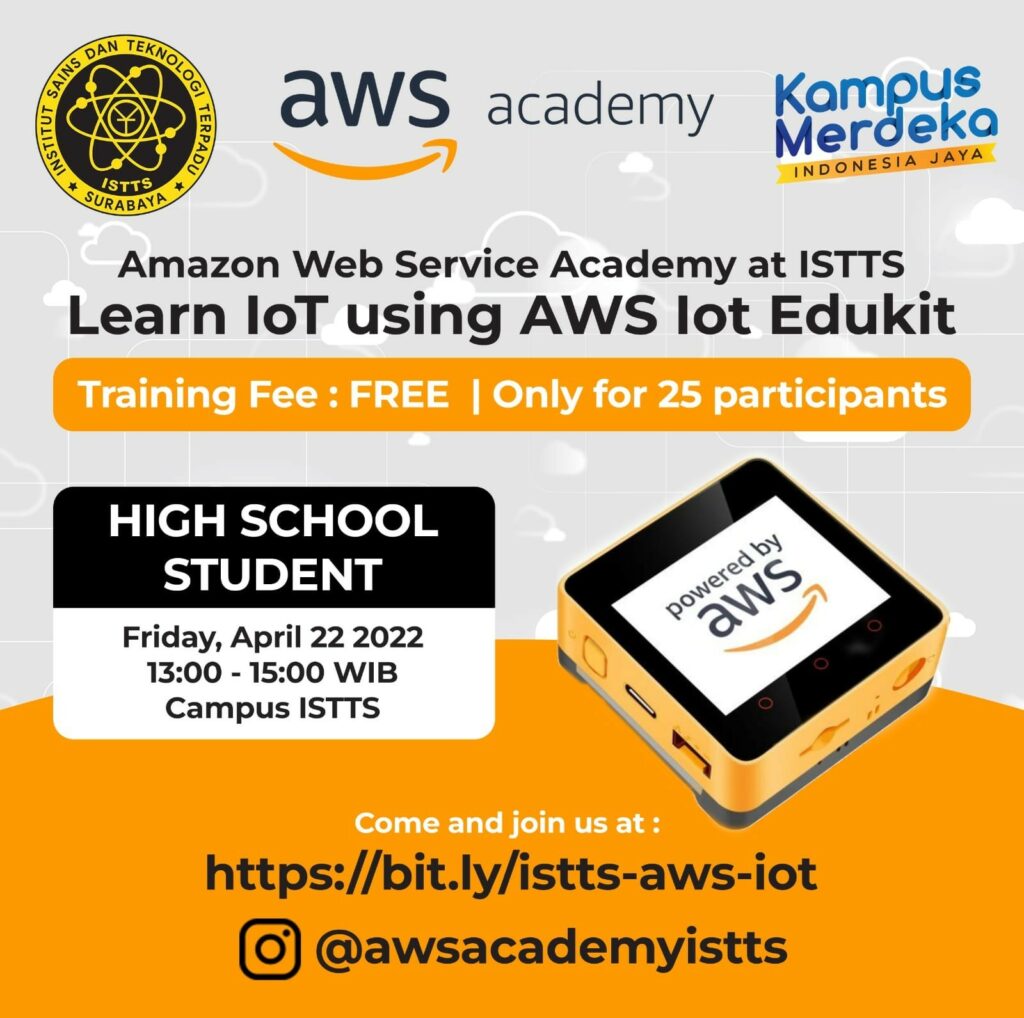 Workshop AWS IoT - S1 Informatika Program Profesional Surabaya