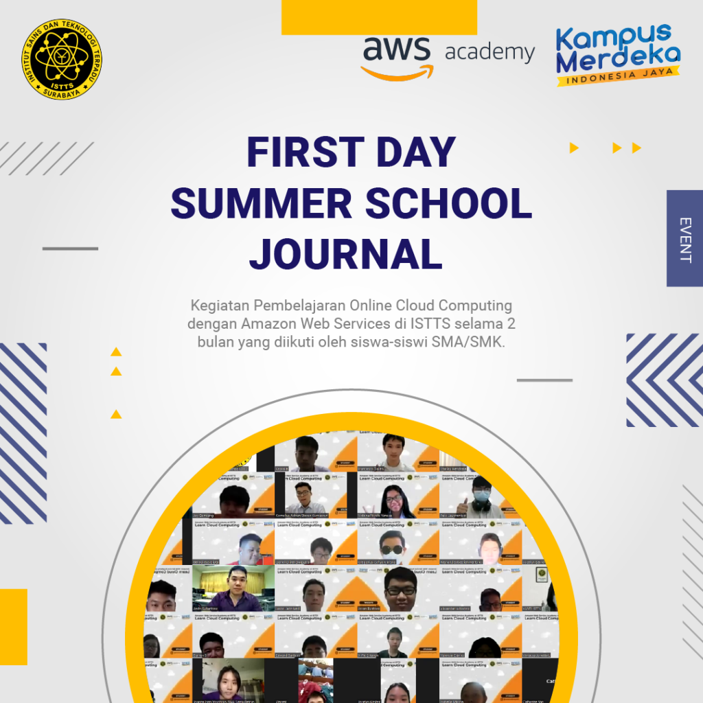 First Day Summer School Journal - S1 Informatika Program Profesional Surabaya